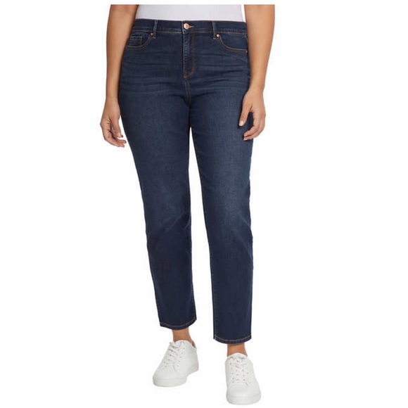 Ella Moss | Jeans | Ella Moss Ladies Straight Ankle Jean Dark Blue ...